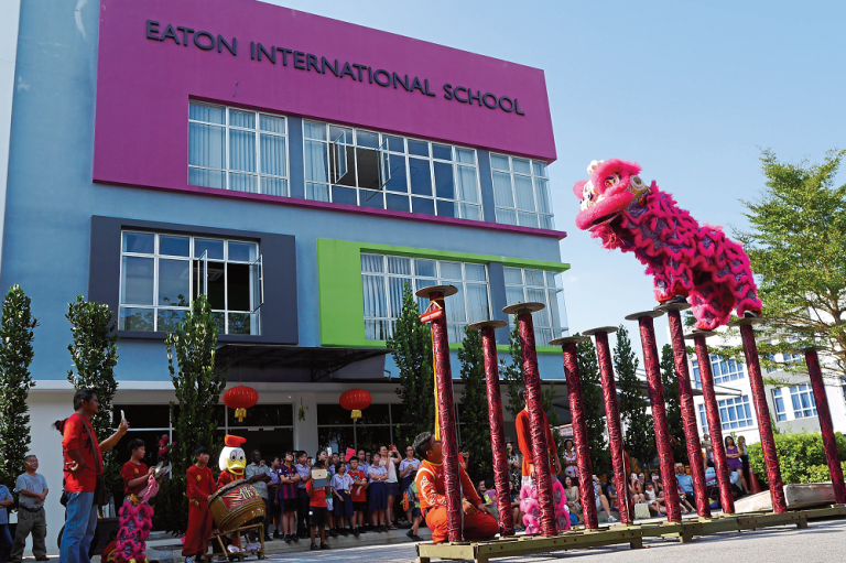 School snaps: Acrobatic lions usher in New Year at Eaton - ExpatGo